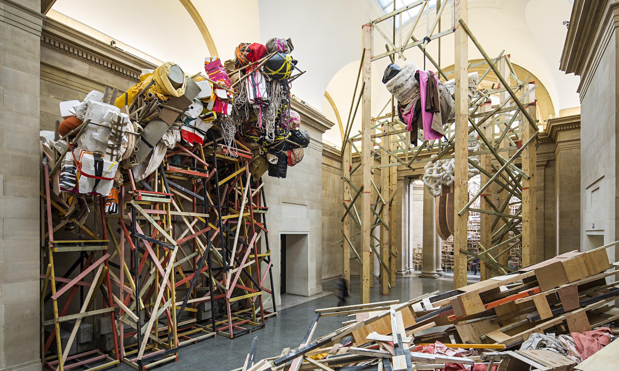 Phyllida Barlow dock 2014 Tate Britain | theartcouch.be